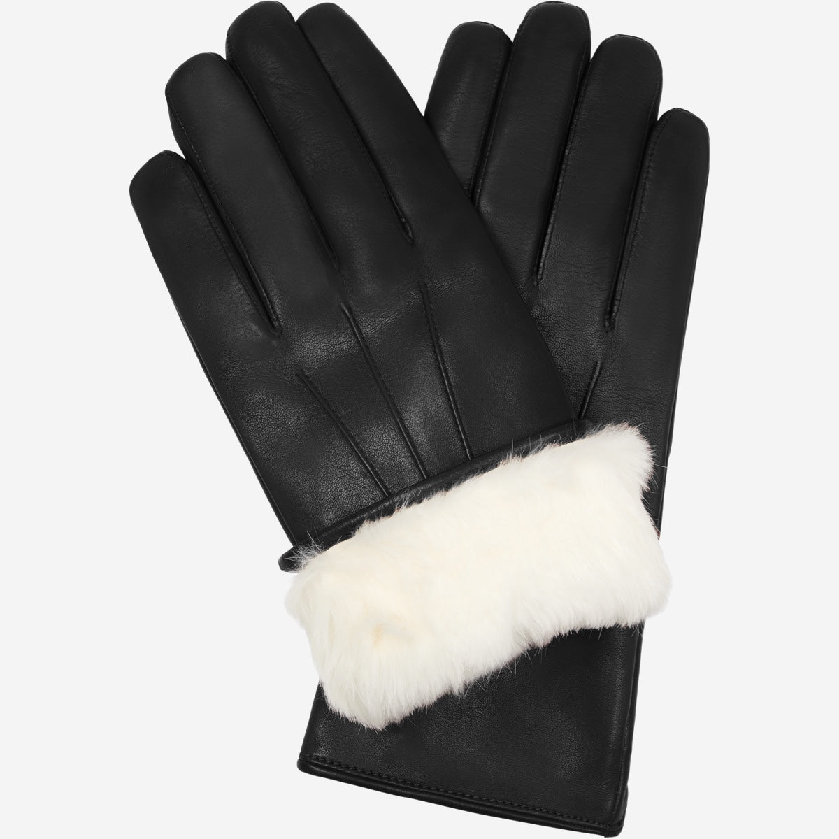 Real fur lined leather gloves store